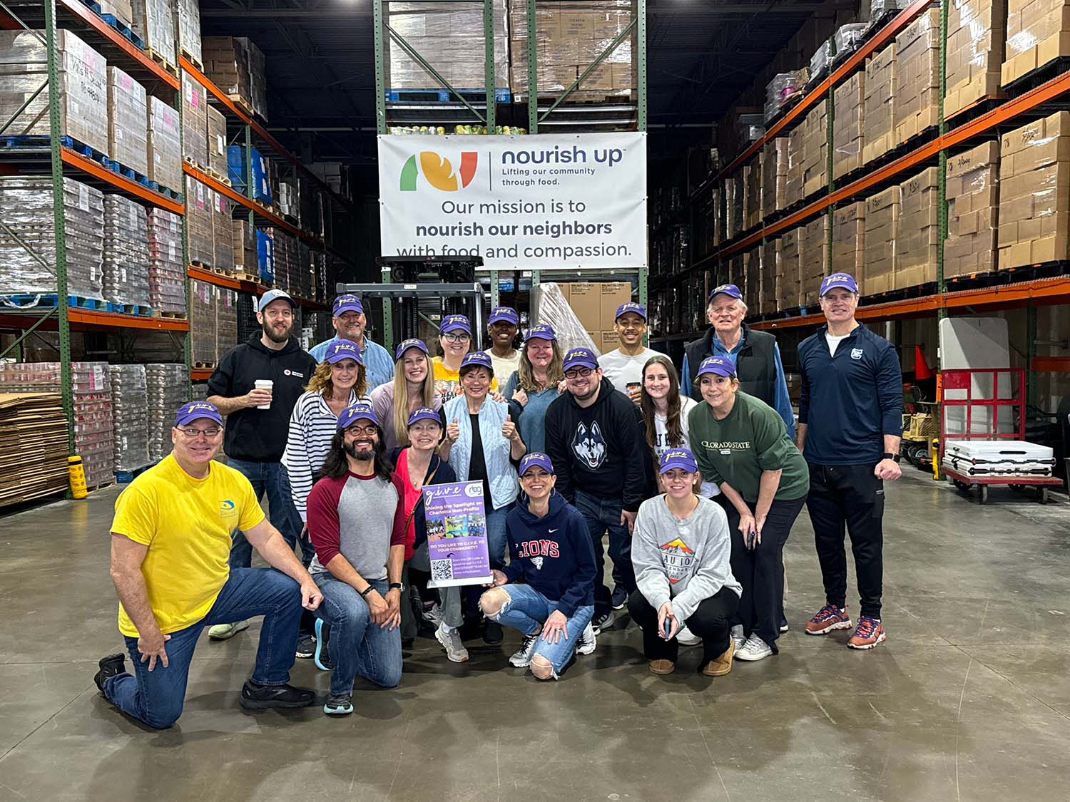 Network Build Grow G.I.V.E.s Back - Nourish Up